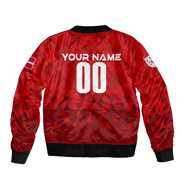 Personalized Denmark Football 2024 Bomber Jacket Trophy Wing Style ...