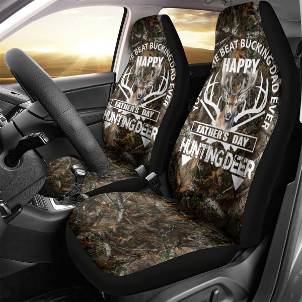 Happy Father's Day Deer Hunting Car Seat Cover Dad I Love You - Wonder ...