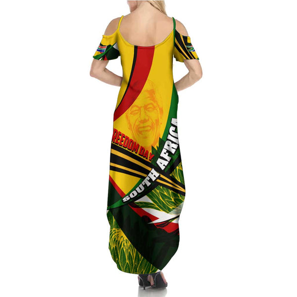 South Africa Freedom Day Summer Maxi Dress Mandela Legacy National ...