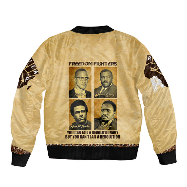 Freedom Fighters Sleeve Zip Bomber Jacket Civil Rights Leaders ...