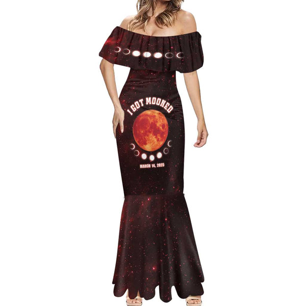 Blood Moon 2025 Mermaid Dress Total Lunar Eclipse - Wonder Print Shop