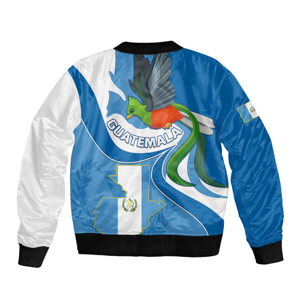 Guatemala Bomber Jacket Guatemalan Quetzal With Coat of Arms - Wonder ...