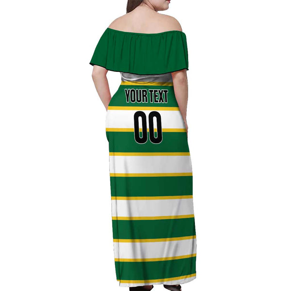 Custom British Virgin Islands Rugby Off Shoulder Maxi Dress Team BVI Go ...