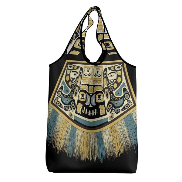 Canada Chilkat Pattern Grocery Bag Haida Spirit - Wonder Print Shop