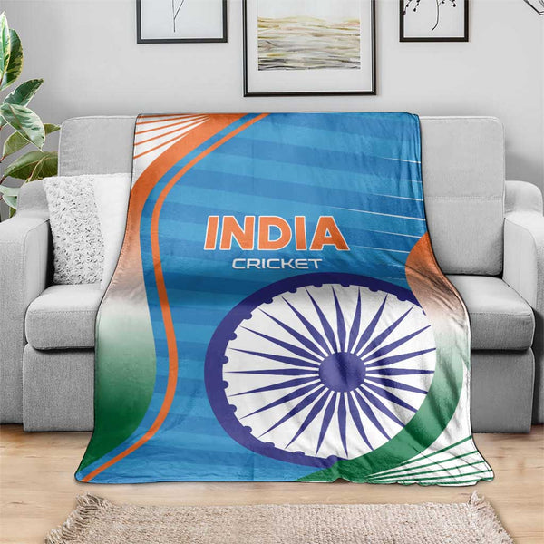 India Cricket Blanket Men in Blue Champions 2025 - Wonder Print Shop