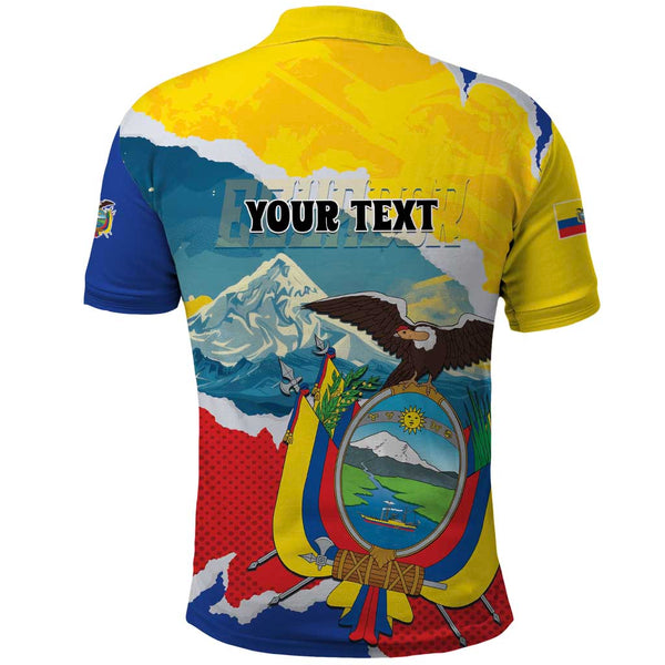 Personalized Ecuador Chimborazo Mountain Polo Shirt La Sultana de Los ...