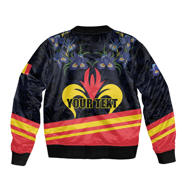 Personalized Belgium Iris Day Bomber Jacket Royaume de Belgique Coat Of ...