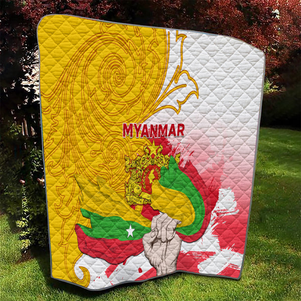 Myanmar Independence Day Quilt Brahmadesh Kanote Pattern - Wonder Print ...