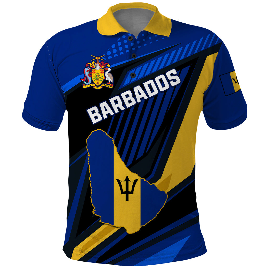 Personalised Barbados Independence Day Polo Shirt - Barbadian Coat of ...