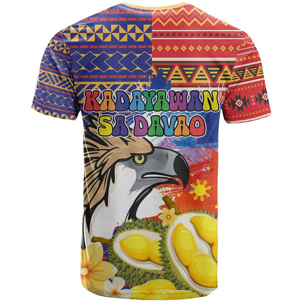 Philippines Kadayawan T Shirt Filipino Eagle Durian with Polynesian and ...