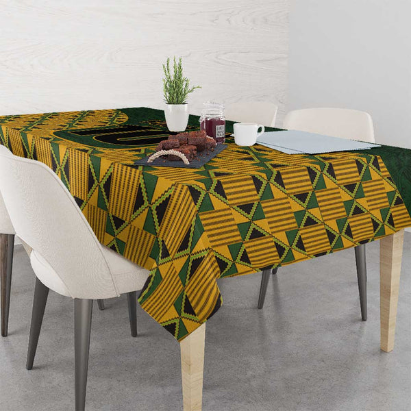 Custom South Africa Rugby 2024 Tablecloth Go Champion Springboks and K ...