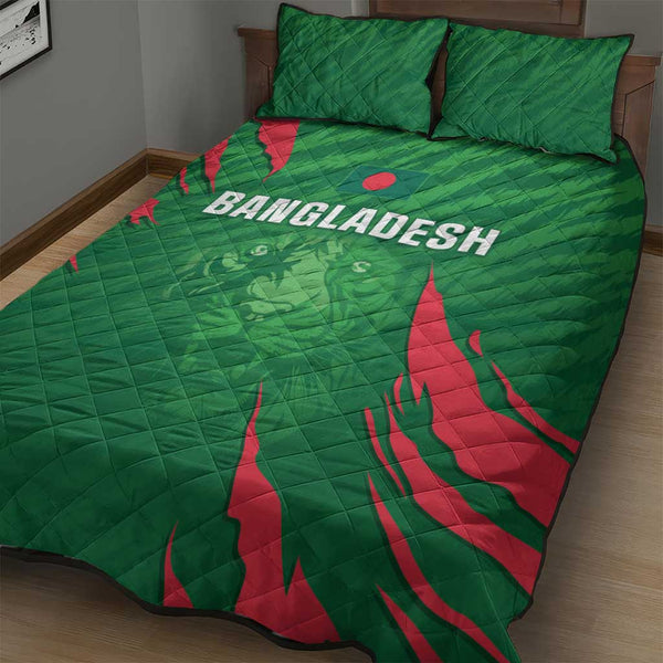 Bangladesh Cricket Quilt Bed Set Go Champions The Tigers LT05 - Wonder ...