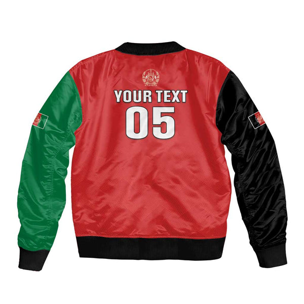 Custom Afghanistan Cricket Bomber Jacket Flag Style LT05 - Wonder Print ...