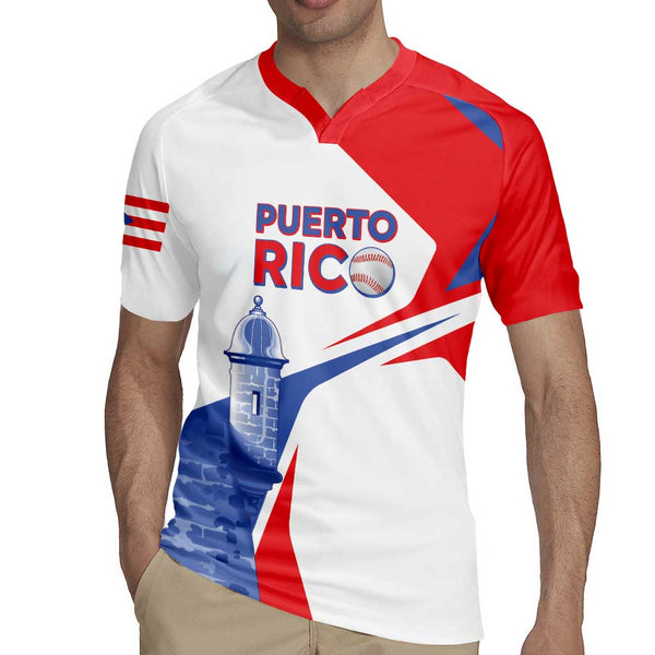 Puerto Rico Baseball Custom Rugby Jersey El Morro Sporty Style - Wonder ...