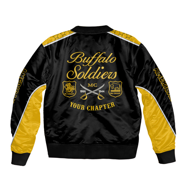 Personalised Buffalo Soldiers Bomber Jacket History of Heroes LT7 ...