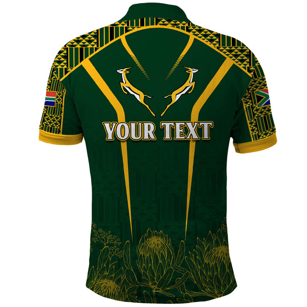 Personalised South African Heritage Day Polo Shirt Kente Ethnic ...