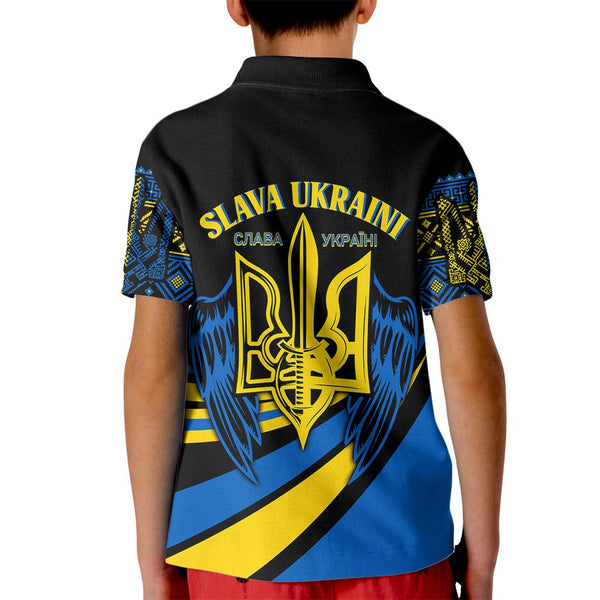 Ukraine Kid Polo Shirt Independence Slava Ukraini "Battle Angel ...
