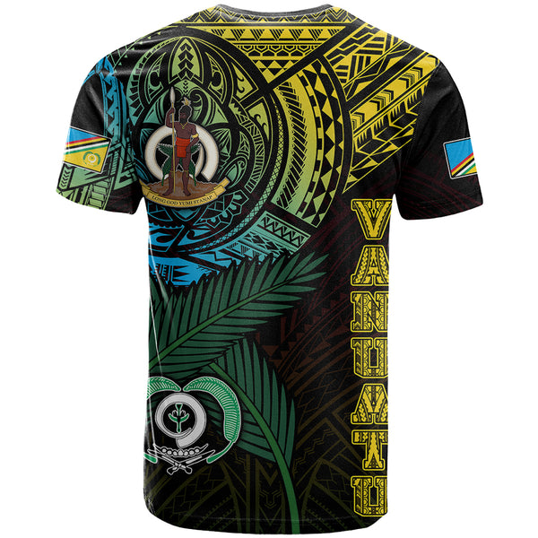 Personalised Vanuatu T Shirt Turtle Chest Tattoo Flag Color Torba ...