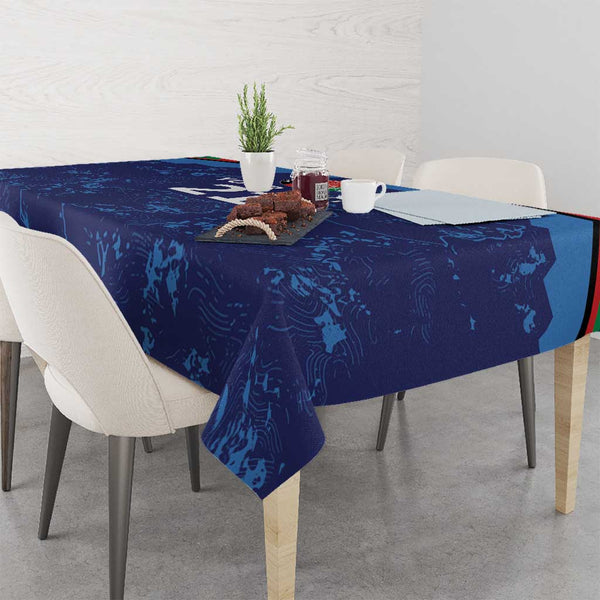 Afghan Atalans Cricket Custom Tablecloth Afghanistan Map with Sporty ...