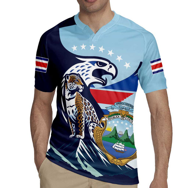 Costa Rica Jaguar Guaria Morada Rugby Jersey - Wonder Print Shop