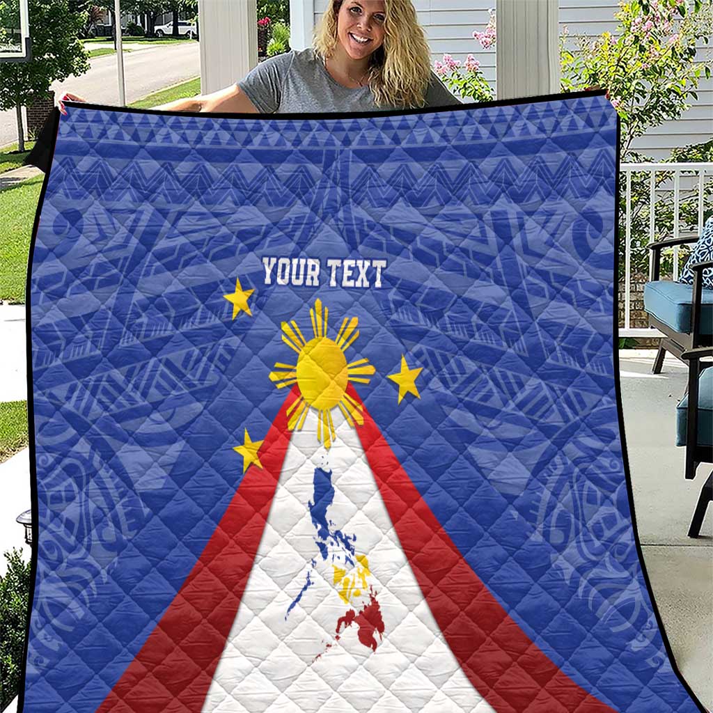 Personalized Pilipinas Eight-Rayed Sun Quilt Philippines Map With ...
