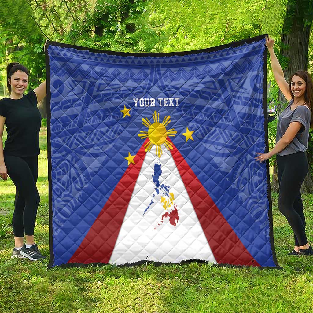 Personalized Pilipinas Eight-Rayed Sun Quilt Philippines Map With ...