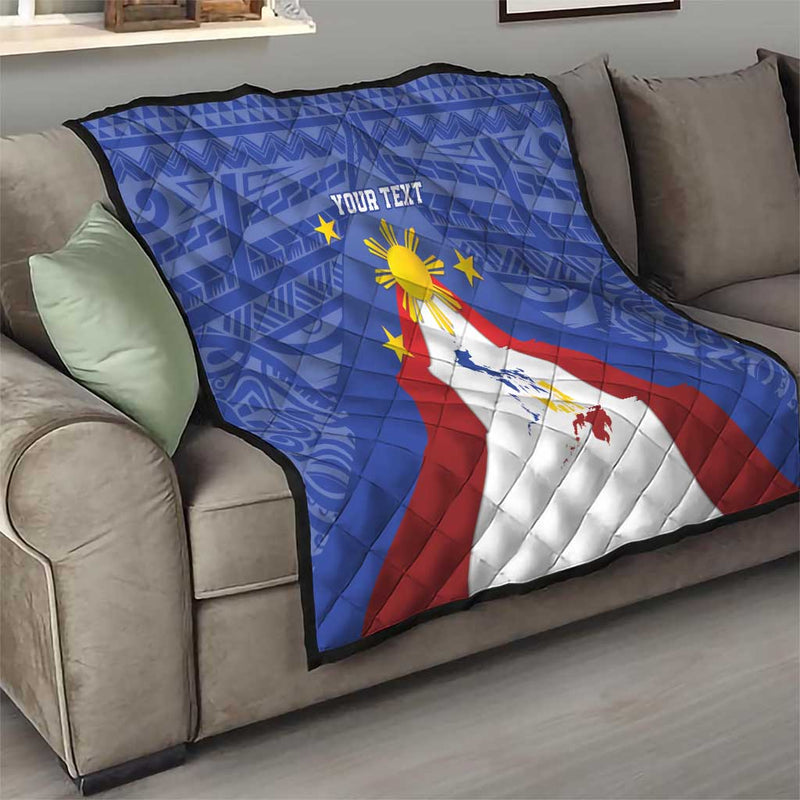 Personalized Pilipinas Eight-Rayed Sun Quilt Philippines Map With ...