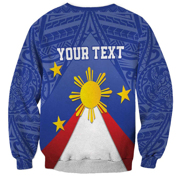 Personalized Pilipinas Eight-Rayed Sun Sweatshirt Philippines Map With ...