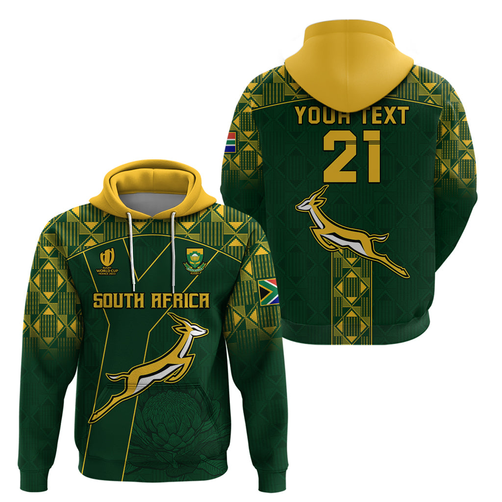 Custom Springboks Rugby Hoodie South Africa Go Champions World Cup 2023 ...