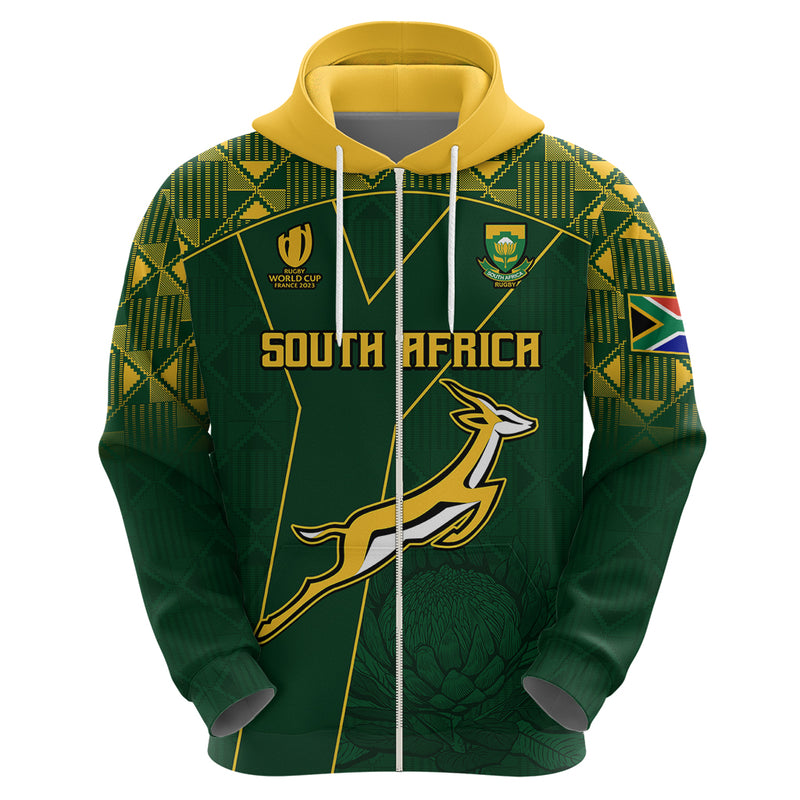 Custom Springboks Rugby Hoodie South Africa Go Champions World Cup 2023 ...