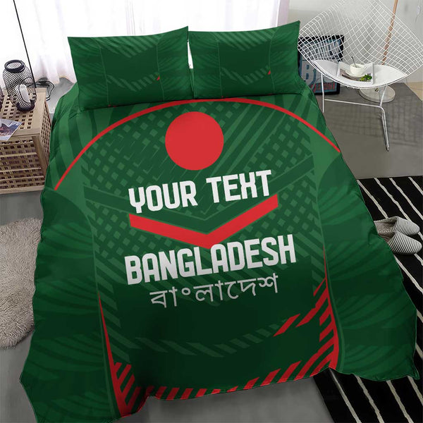 Custom Bangladesh Cricket Bedding Set Go Tigers Sporty Version LT9 ...