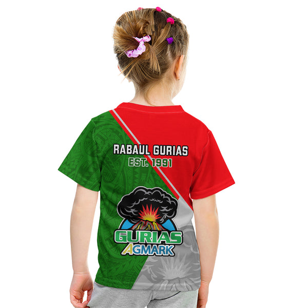Papua New Guinea Rugby Kid T Shirt Rabaul Gurias PNG Polynesian Pattern ...