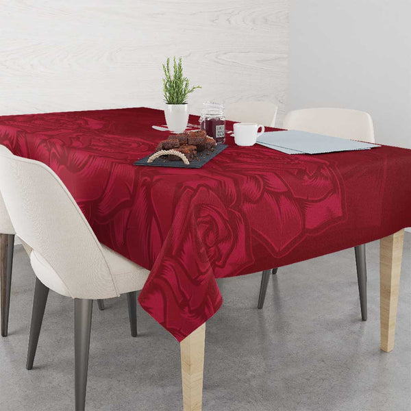 Custom England Rugby 2025 Tablecloth Go Champions Red Rose - Wonder ...
