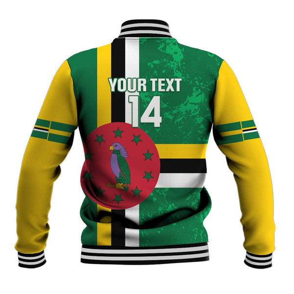 Custom Dominica Football Baseball Jacket 2025 Go Dominik - Wonder Print ...