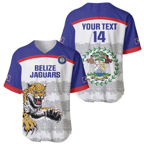 Custom Belize Football Baseball Jersey 2025 Go Jaguars - Wonder Print Shop