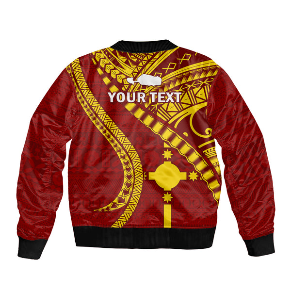 Personalised Fiji Rotuma Bomber Jacket Fijian Tapa Pattern - Wonder ...