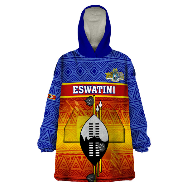 Eswatini Independence Day Wearable Blanket Hoodie Swaziland Nguni ...