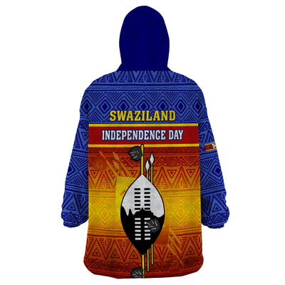 Eswatini Independence Day Wearable Blanket Hoodie Swaziland Nguni ...
