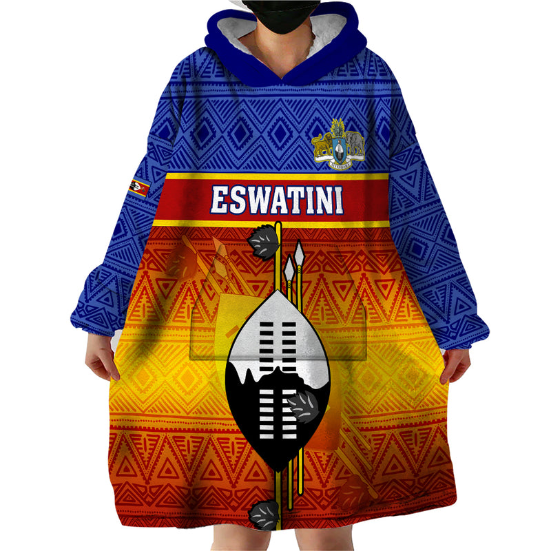 Eswatini Independence Day Wearable Blanket Hoodie Swaziland Nguni ...