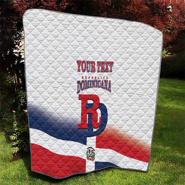 Custom Dominican Republic 2025 Baseball Quilt Go Champions Flag Style ...