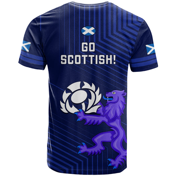 Scotland Rugby T Shirt 2023 Go Scottish World Cup - Wonder Print Shop