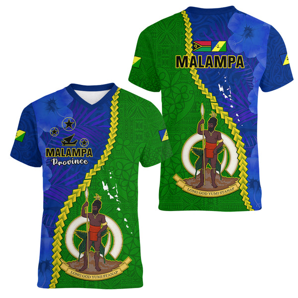 Vanuatu Malampa Province Women V Neck T Shirt Turtle Sand Drawing ...