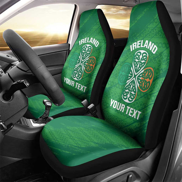 Custom Ireland Cricket Car Seat Cover Irish Celtic Knot - National ...