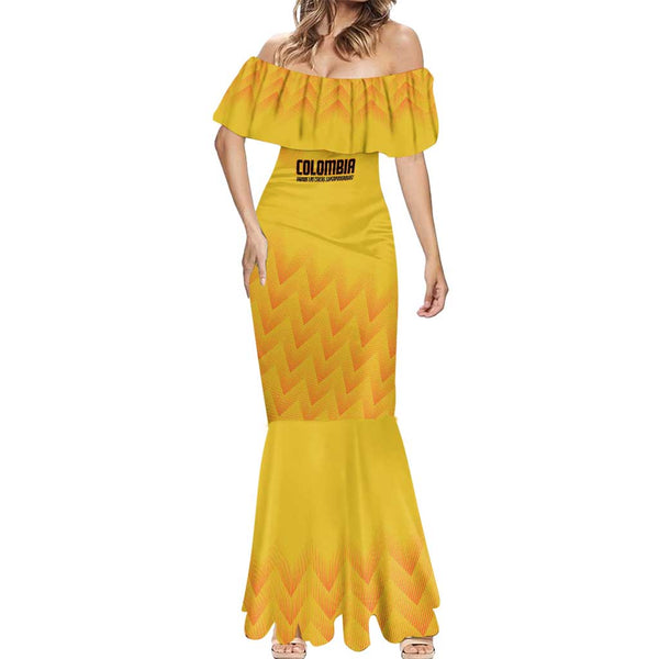 Custom Colombia Football Mermaid Dress 2025 Las Chicas Superpoderosas ...