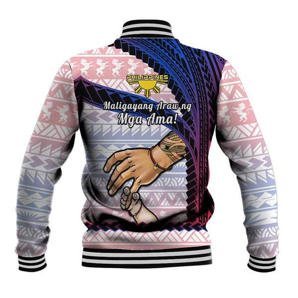 Polynesian Pride Father Day Philippines Baseball Jacket Filipino ...