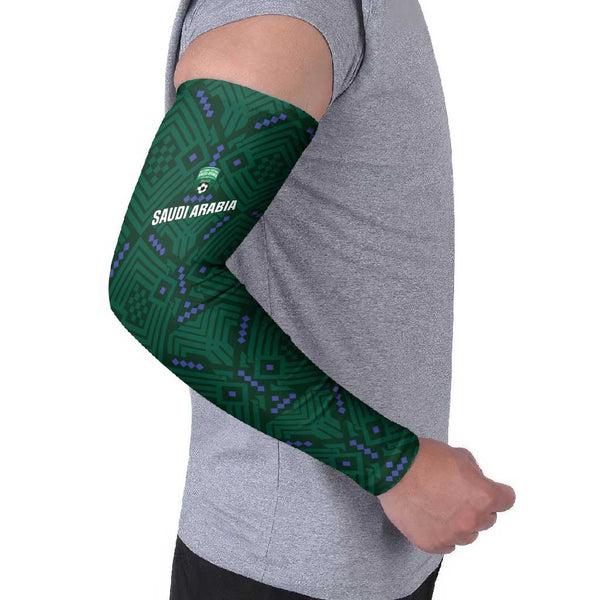 Custom Saudi Arabia Football Arm Sleeves 2026 Arabian Falcons Sporty ...
