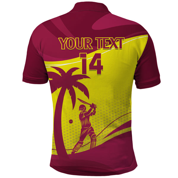 Custom West Indies Cricket Polo Shirt 2024 World Cup Go Windies ...