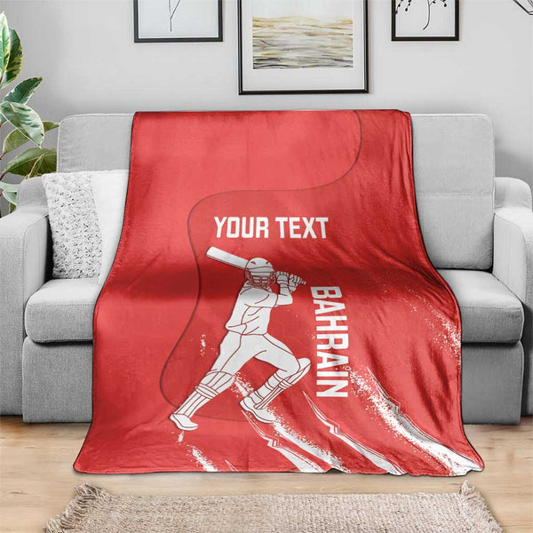Custom Bahrain Cricket Blanket Go Champions Grunge Style LT14 - Wonder ...