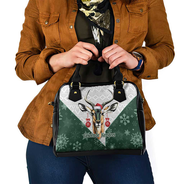 South Africa Springboks Christmas Shoulder Handbag Bokke Santa - Gesee ...