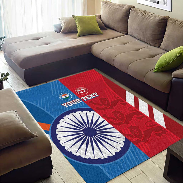Custom India And England Cricket Area Rug 2024 Together Dynamic Version ...